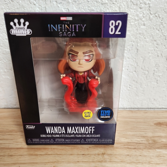 Funko | Toys | Funko Mini Marvel Infinity Saga Wanda Maximoff 82 Glow ...